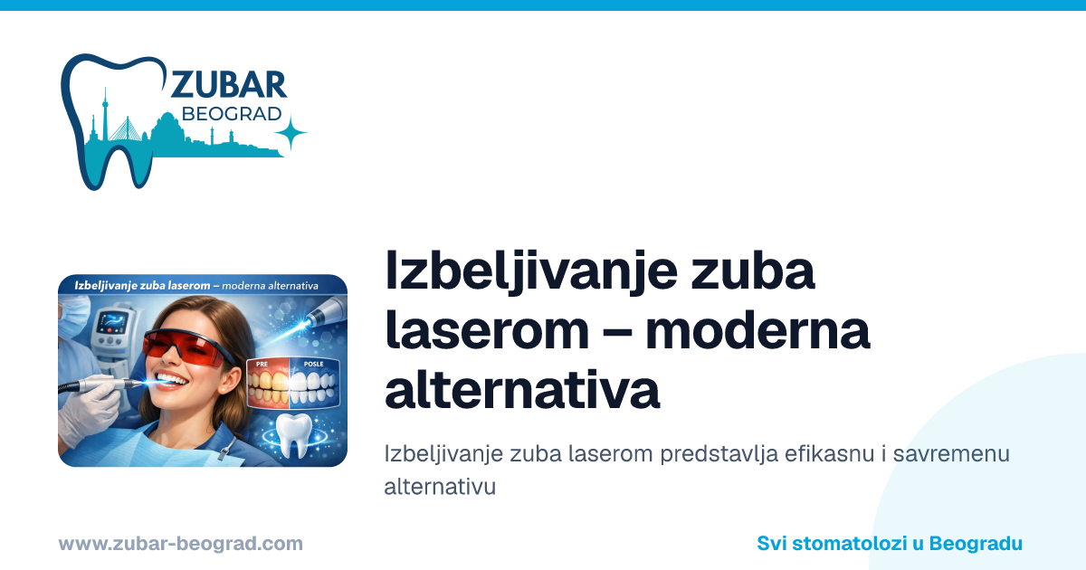 Izbeljivanje zuba laserom – moderna alternativa | Zubar Beograd