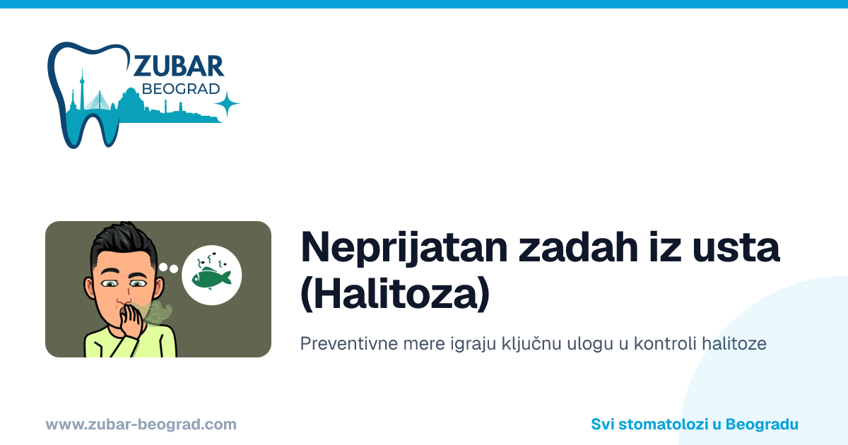 Neprijatan zadah iz usta (Halitoza) | Zubar Beograd