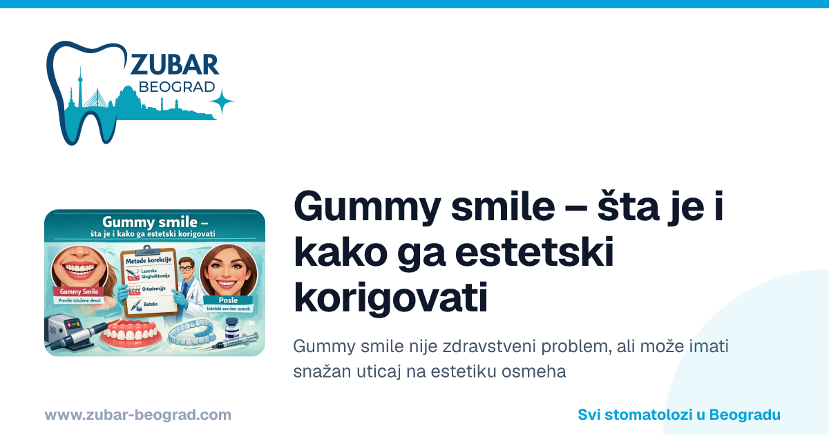 Gummy smile – šta je i kako ga estetski korigovati | Zubar Beograd